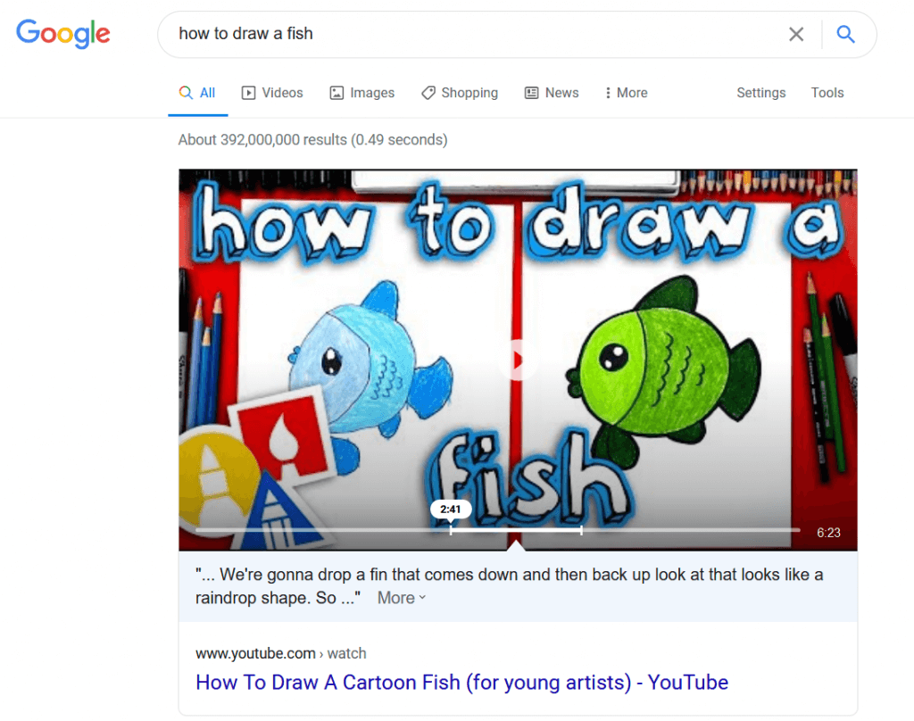 Why does Google sometimes return images in search results? | Engage Web