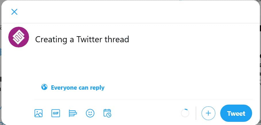 How to create a thread on Twitter | Engage Web