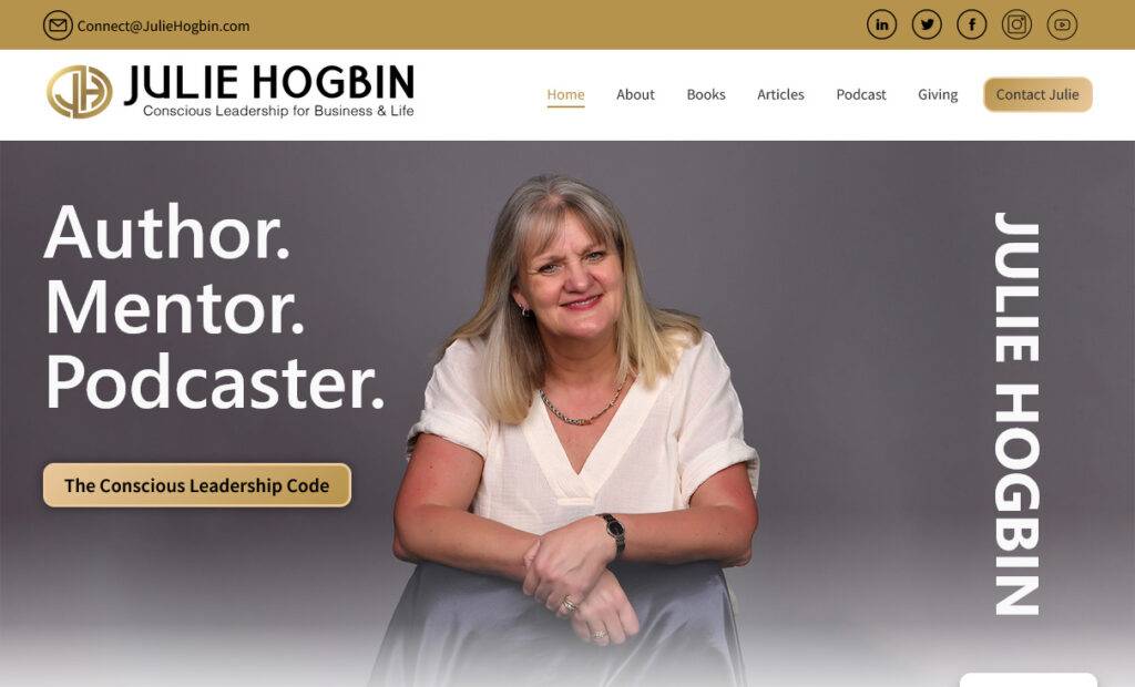Julie Hogbin | Case Study | Engage Web