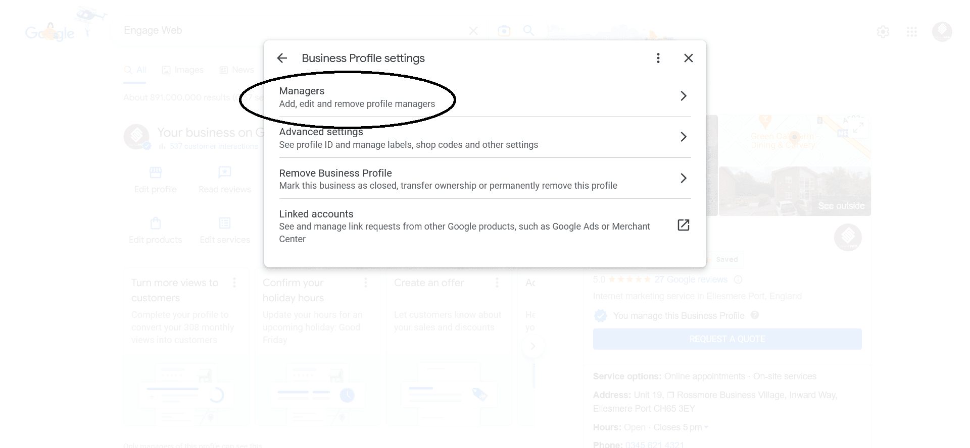 How to add contributors to your Google Business Listing | Engage Web