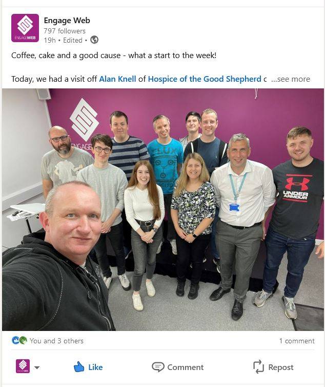 How to share posts from your company page to your personal LinkedIn ...