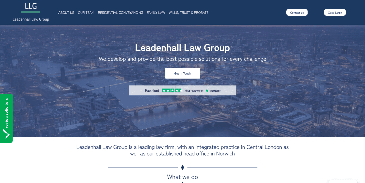 Leadenhall Law Group | Case Study | Engage Web