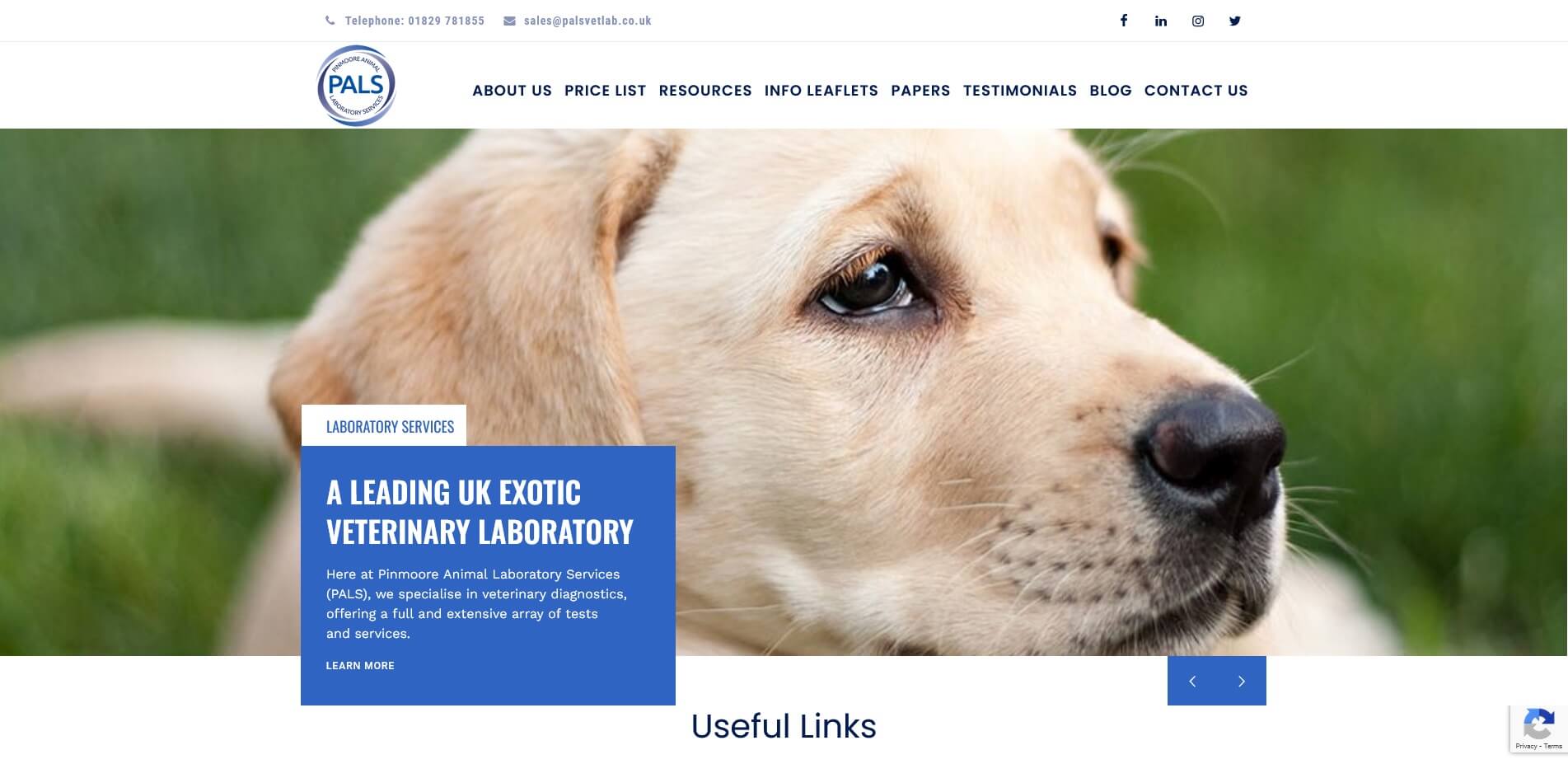 PALS Vet Lab | Engage Web